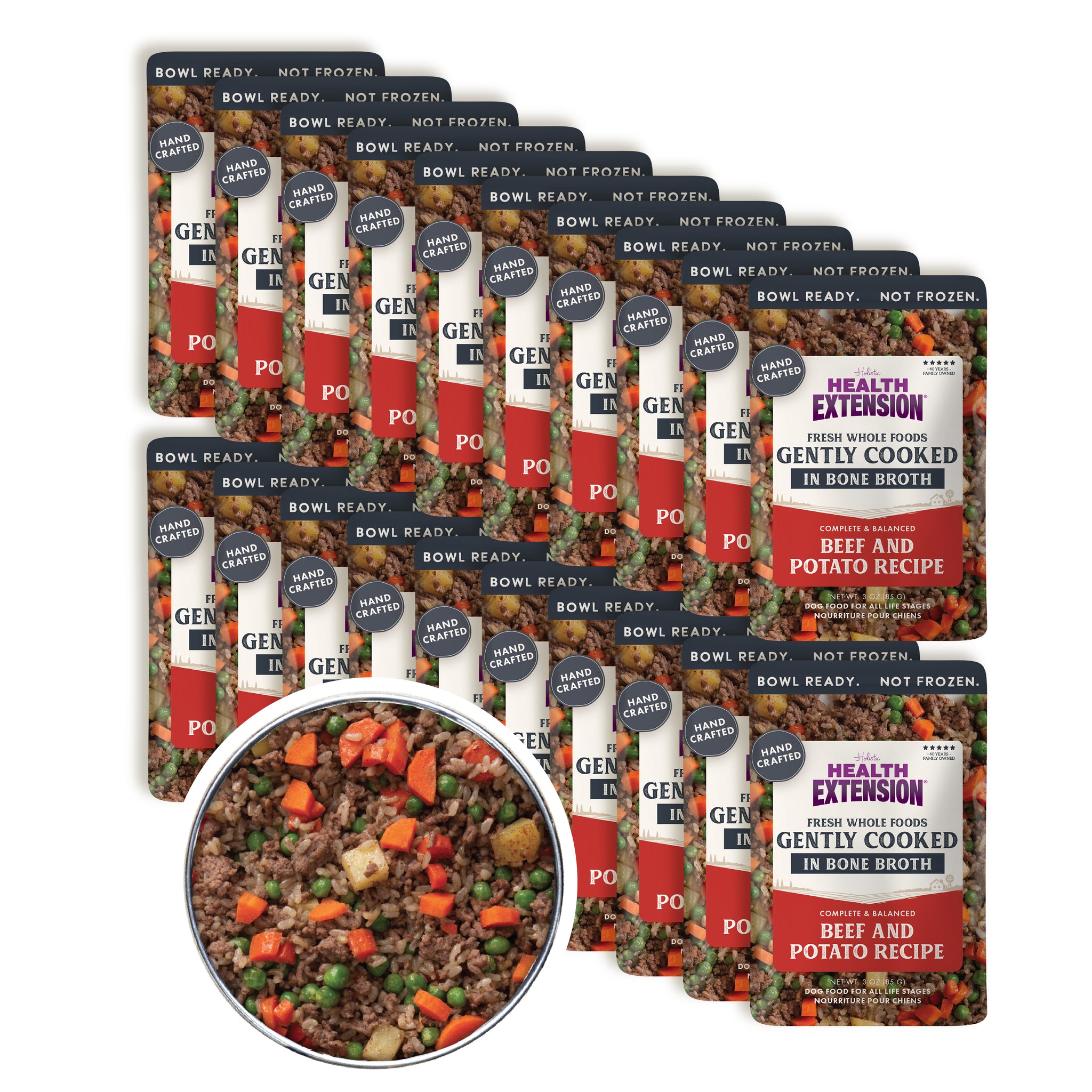 *Gently Cooked Beef And Potato Recipe 3oz 20 Pack