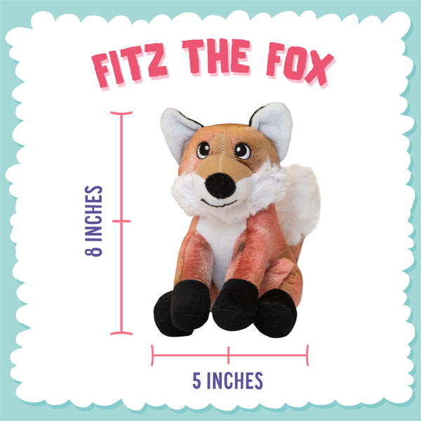 Fitz the Fox Plush Dog Toy
