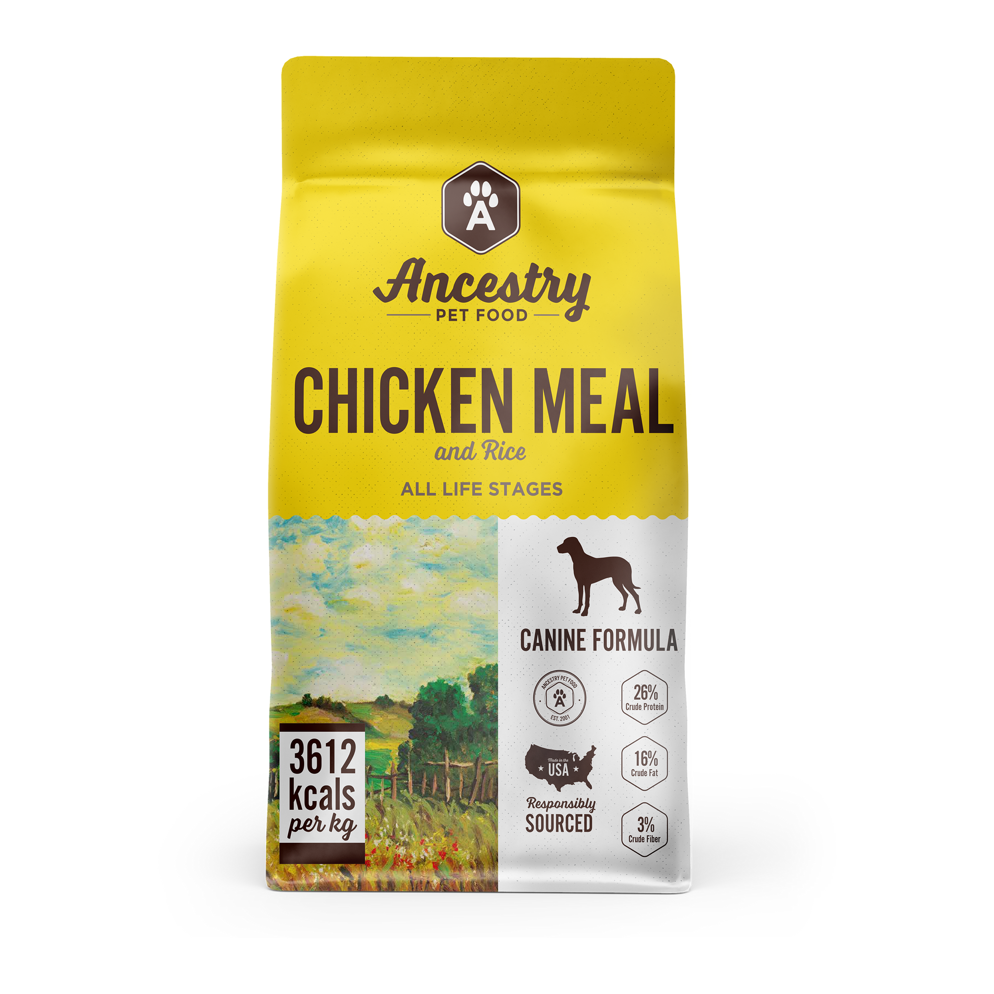 Ancestry Chicken Meal and Rice Dry Dog Food